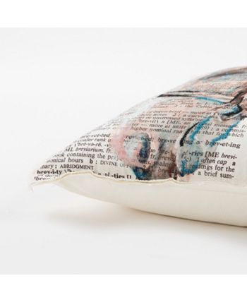 Rizzy Home Mariah Parris 20" x 20" Horse Poly Filled Pillow - Macy's