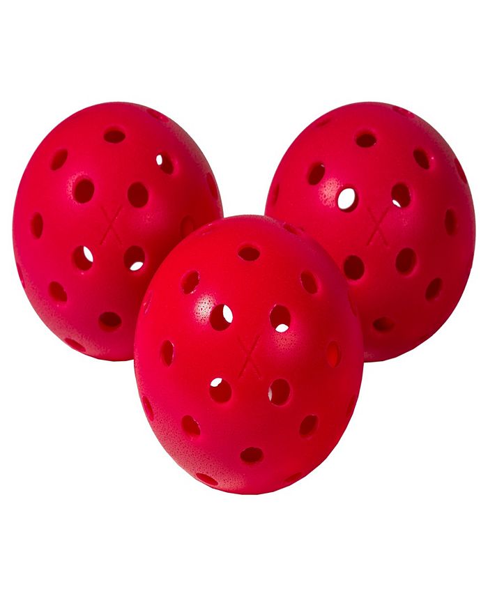 Franklin Sports X-40 Performance Outdoor Pickleballs - 3 Pack - Macy's
