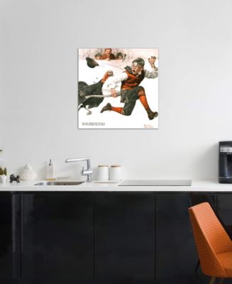 iCanvas "Cousin Reginald Catches the Thanksgiving Turkey" by Norman ...