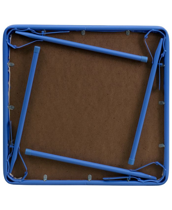 Flash Furniture Kids Blue Folding Table - Macy's