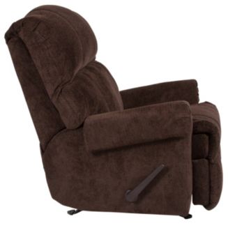 Contemporary Kelly Chocolate Super Soft Microfiber Rocker Recliner - Macy's