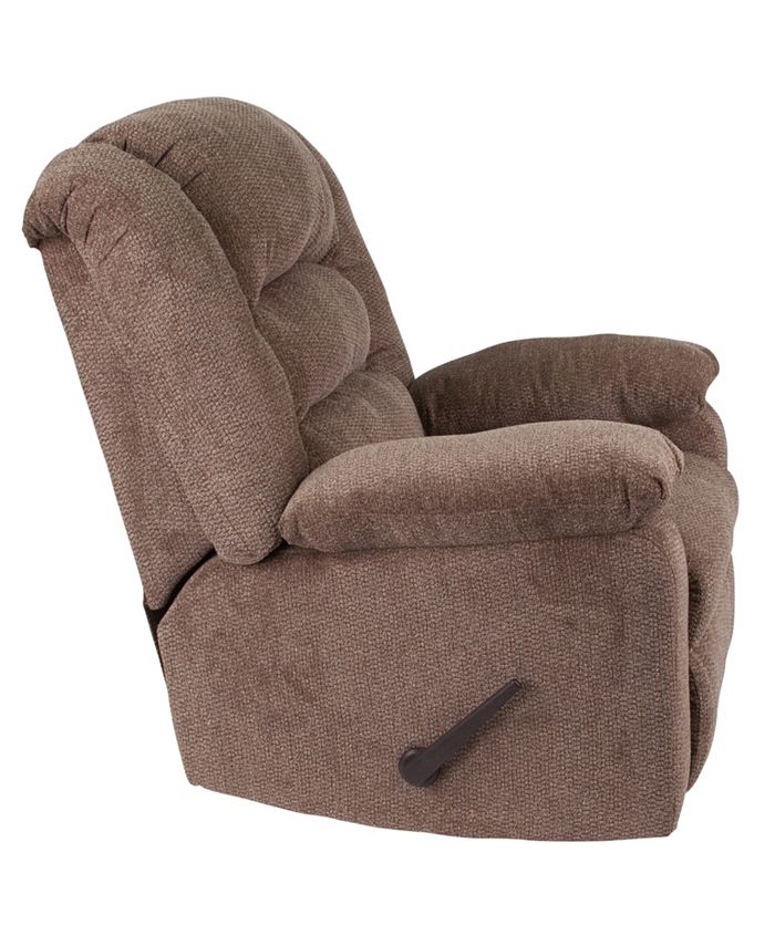 Flash Furniture Contemporary Super Soft Jesse Cocoa Chenille Rocker ...