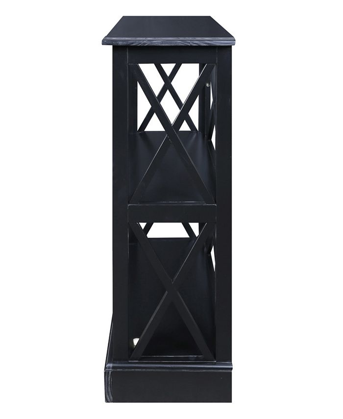 Yu Shan Jackson 3 - Shelf Bookcase with Concealed Drawer, Concealment ...