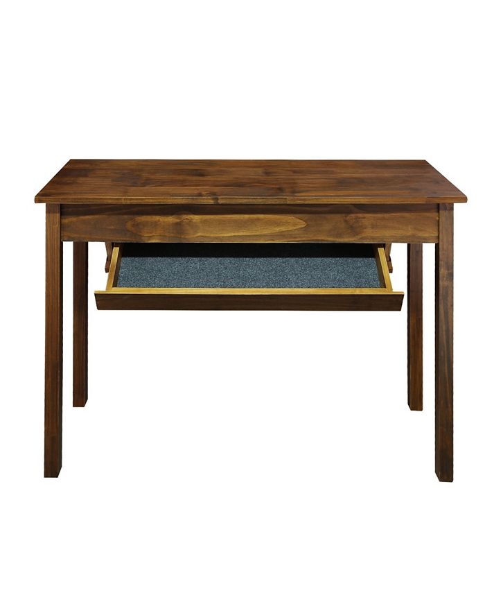 Yu Shan Kennedy Console Table with Concealed Drawer, Concealment ...