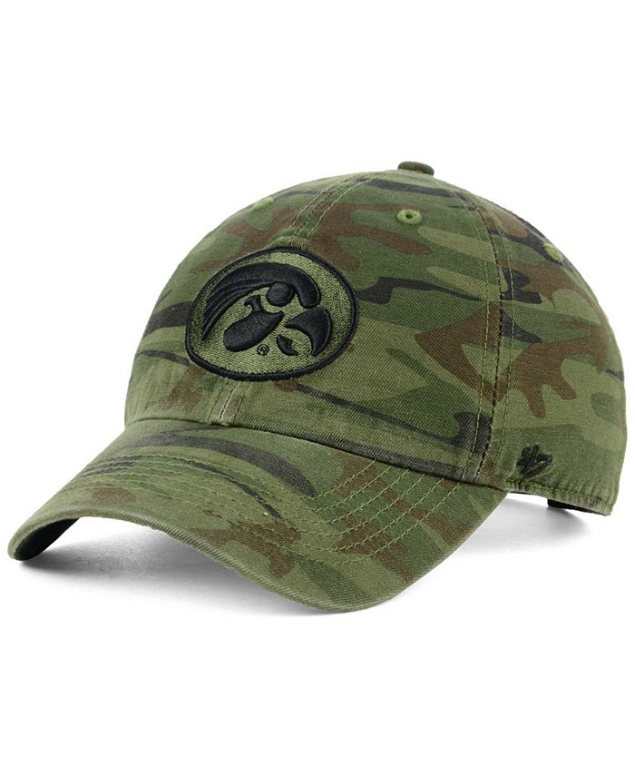 '47 Brand Iowa Hawkeyes Regiment CLEAN UP Strapback Cap - Macy's