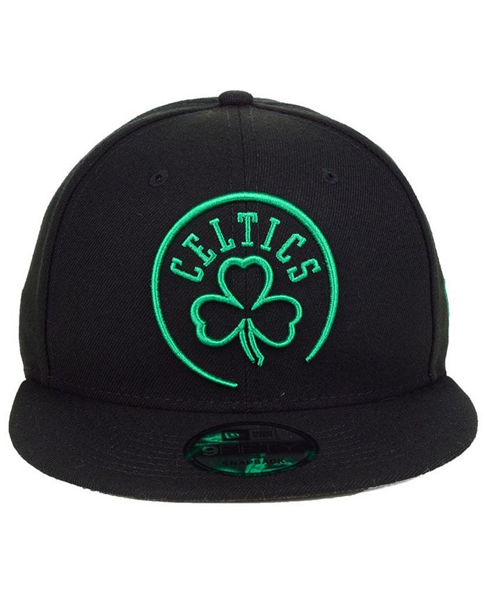 New Era Boston Celtics NBA Logo Trace 9FIFTY Snapback Cap - Macy's