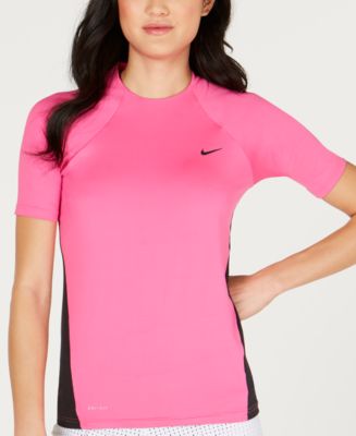 Nike Colorblocked Dri-FIT Rash Guard - Macy's