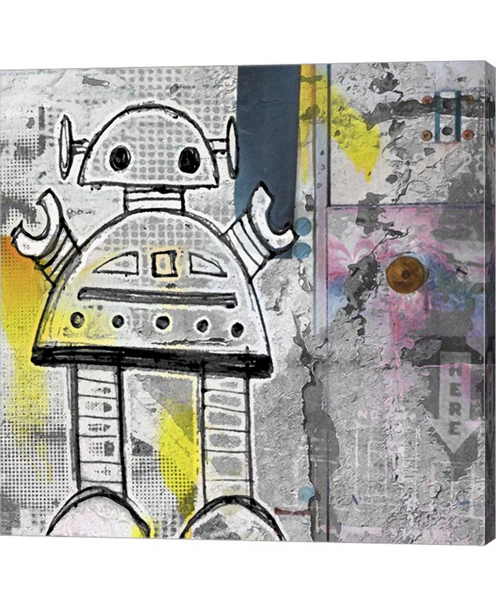 Metaverse Girly Grunge Robot by Roseanne Jones Canvas Art - Macy's