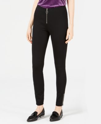 Bar III Ponté-Knit Skinny Pants, Created for Macy's - Macy's