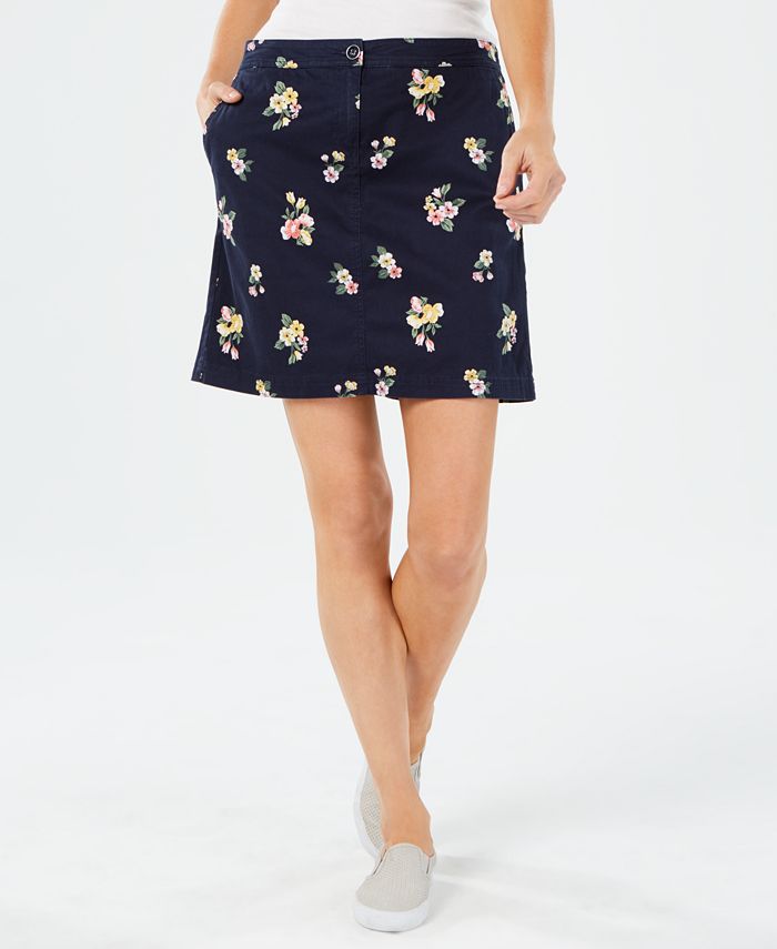 Karen Scott Petite Springtime Posey Skort, Created for Macy's - Macy's
