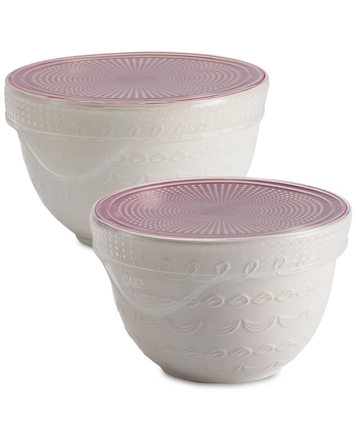 Cake Boss 3-Pc. Silicone Lid Set - Macy's