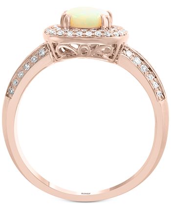 EFFY Collection EFFY® Opal (1-1/6 ct. t.w.) & Diamond (3/8 ct. t.w ...