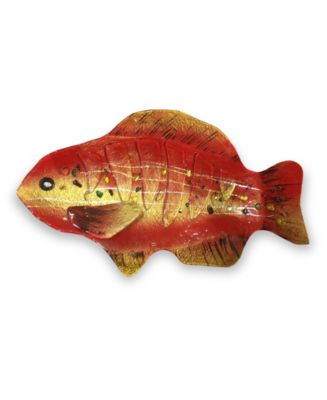 18" Red Fish Plate - Macy's