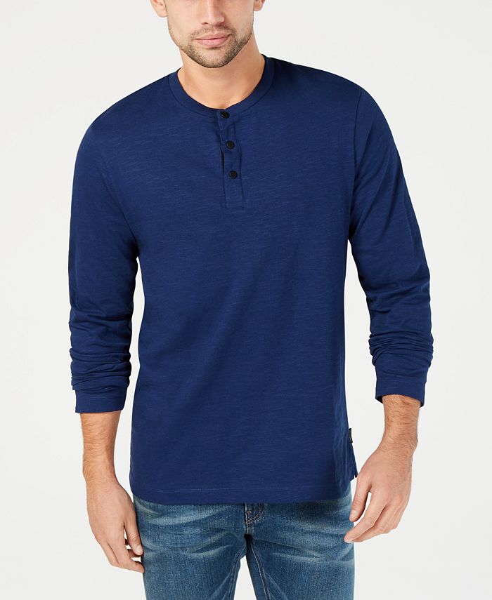 Kenneth Cole Men's Three-Snap Henley - Macy's