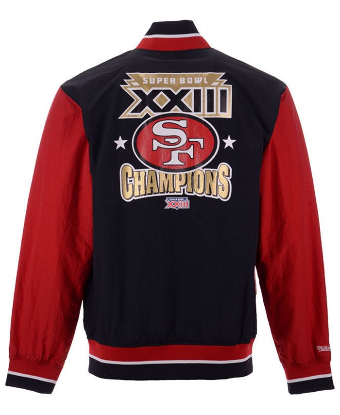 Mitchell & Ness Men's San Francisco 49ers Team History Warm Up Jacket 2 ...