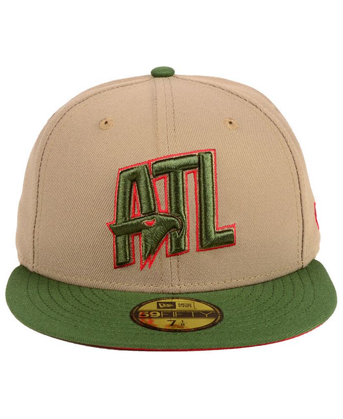 New Era Atlanta Hawks Fall 2 Tone Combo 59FIFTY-FITTED Cap - Macy's