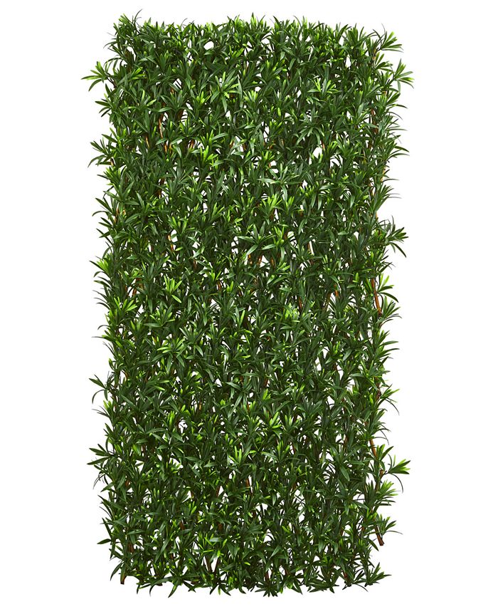 Nearly Natural 39" Podocarpus Expandable, UV Resistant & Waterproof ...