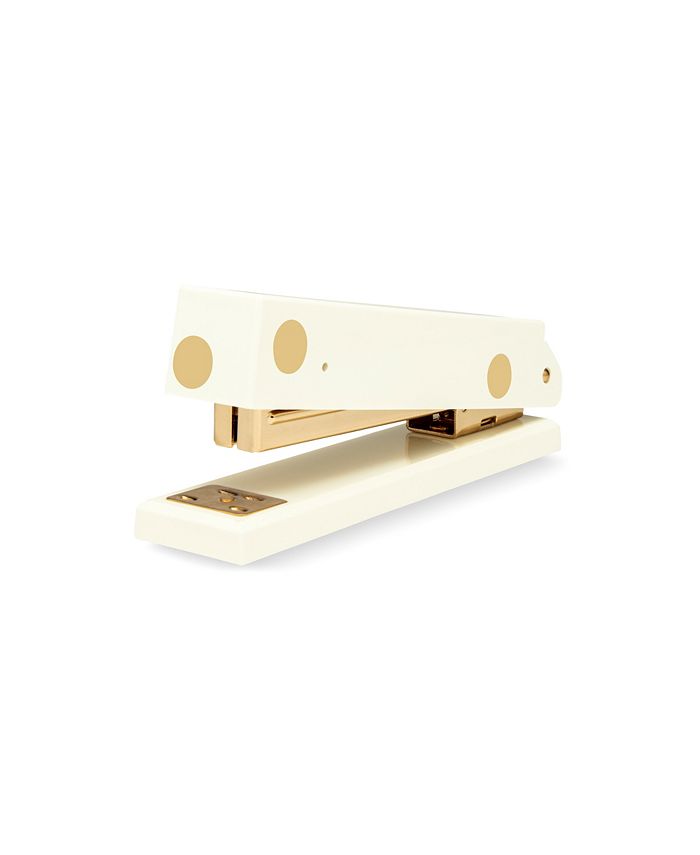 Kate Spade New York Acrylic Stapler, Gold Dot - Macy's