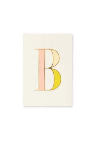 Kate Spade New York It's Personal Initial Collection Notepad, B - Macy's