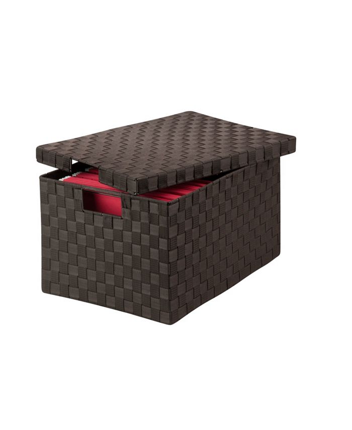 Honey Can Do Large Woven File Box - Macy's