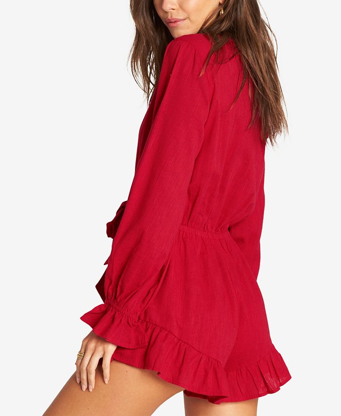 Billabong Juniors' Ruffled Romper - Macy's