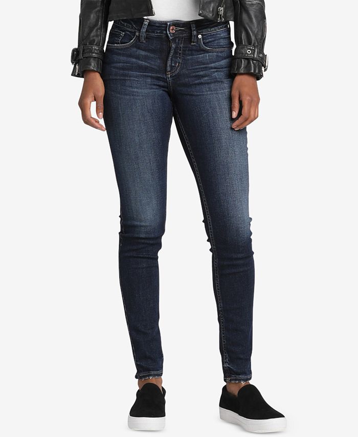 Silver Jeans Co. Suki Curvy-Fit Skinny Jeans - Macy's