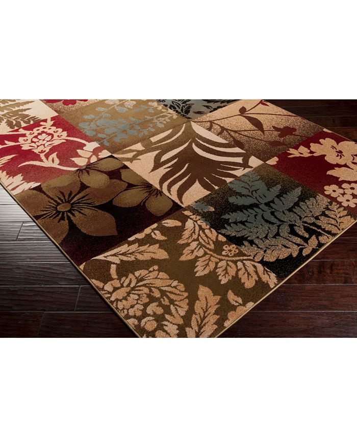 Surya Riley RLY-5015 Tan 8' Round Area Rug - Macy's