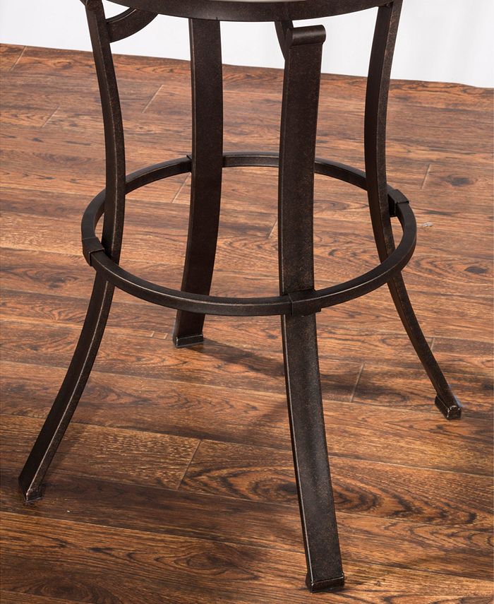 Hillsdale Indoor / Outdoor Bryce Backless Swivel Bar Stool - Macy's