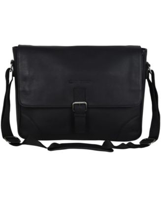 Ben Sherman Karino Leather Crossbody 15" Computer Messenger Bag - Macy's