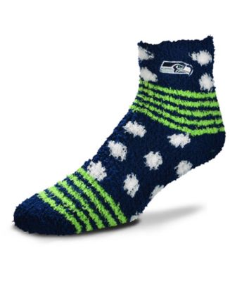 For Bare Feet Seattle Seahawks Homegater Sleep Soft Socks - Macy's