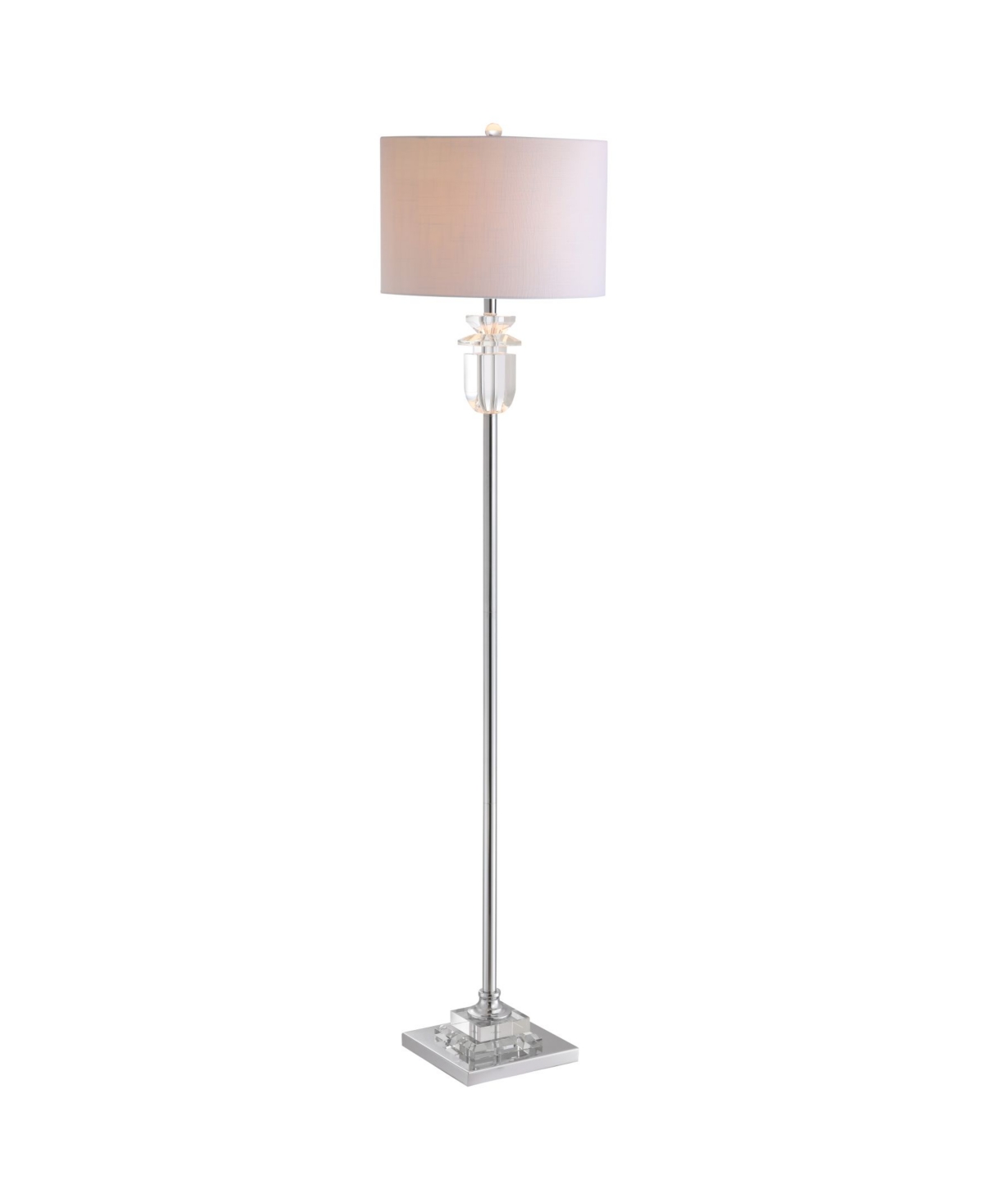 Click here for Jonathan Y Aria Led Floor Lamp - Clear  Chrome prices