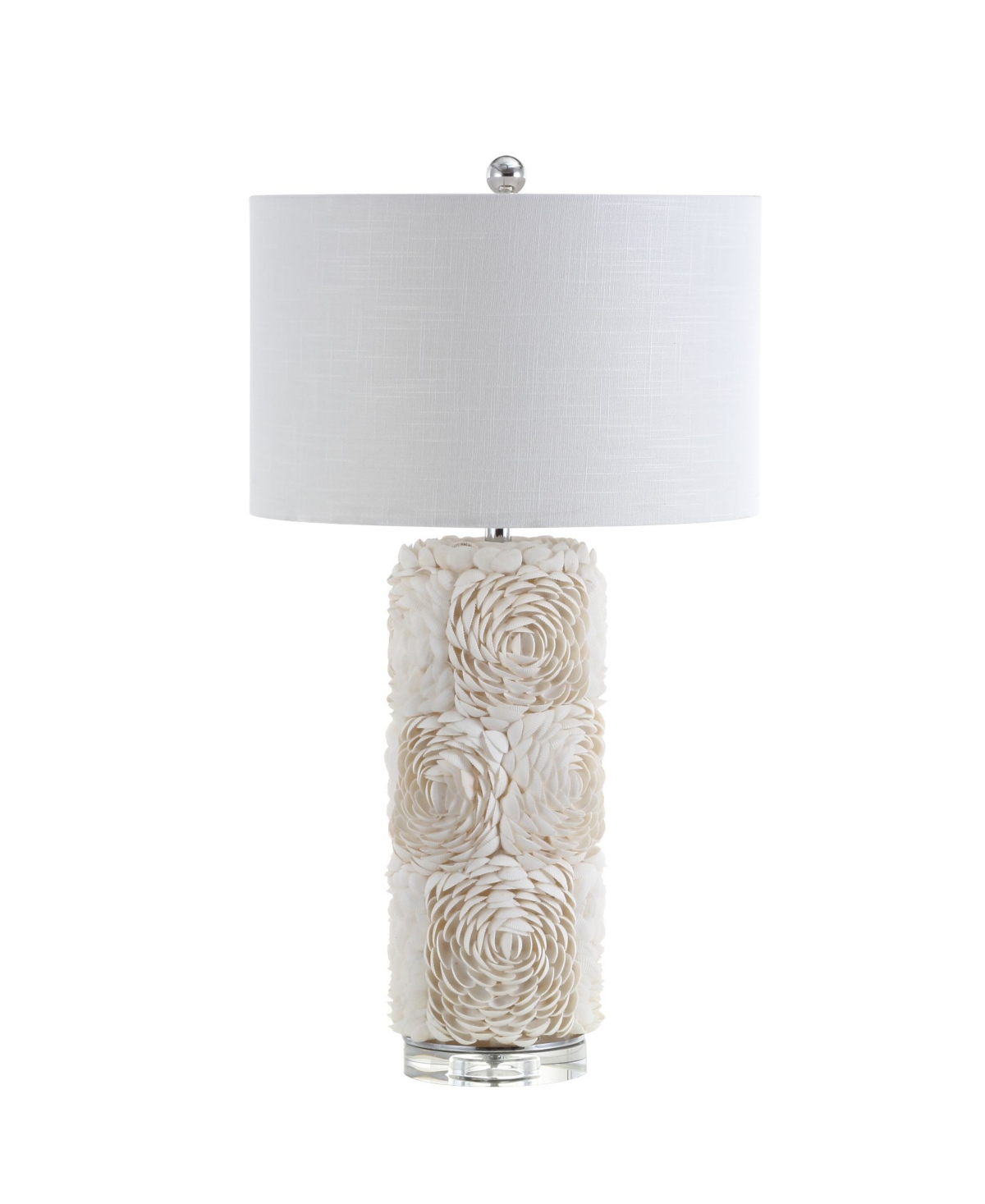 Click here for Jonathan Y Rosette Seashell  Resin  Crystal Led Ta... prices