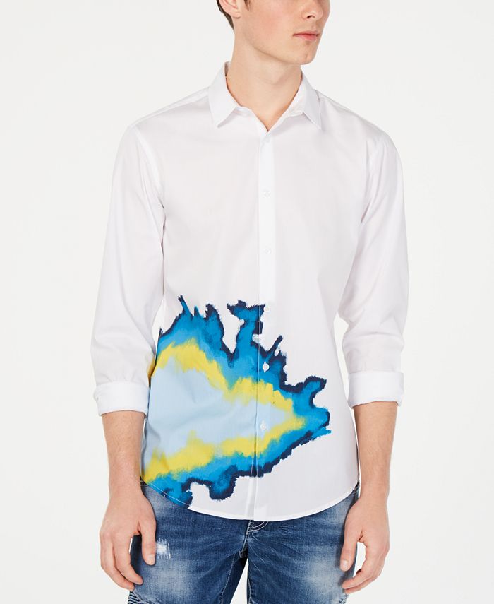 INC International Concepts I.N.C. Men's Randle Abstract Shirt, Created ...