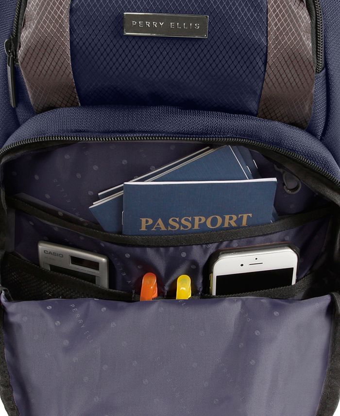 Perry Ellis 14 Laptop Backpack - Macy's