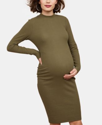 Motherhood Maternity Ruched Sheath Dress - Macy's