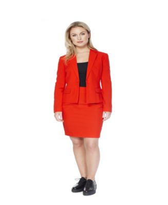 OppoSuits Women's Red Ruby Solid Suit - Macy's