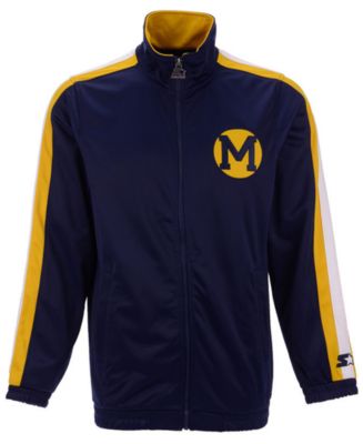 G-III Sports Men's Michigan Wolverines Challenger Full-Zip Track Jacket ...