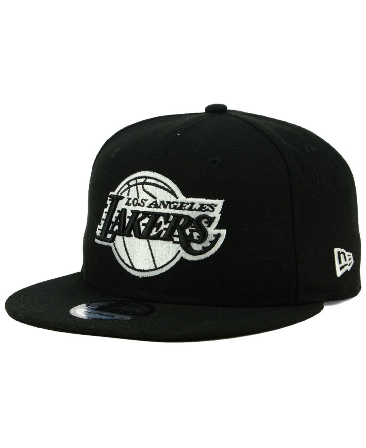 Click here for New Era Los Angeles Lakers Black White 9FIFTY Snap... prices