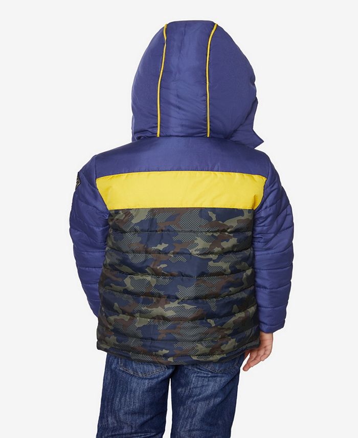 Buffalo David Bitton Tri Color Puffer - Macy's