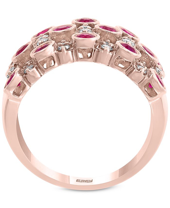 EFFY Collection EFFY® Certified Ruby (1-1/8 ct. t.w.) and Diamond (3/8 ...