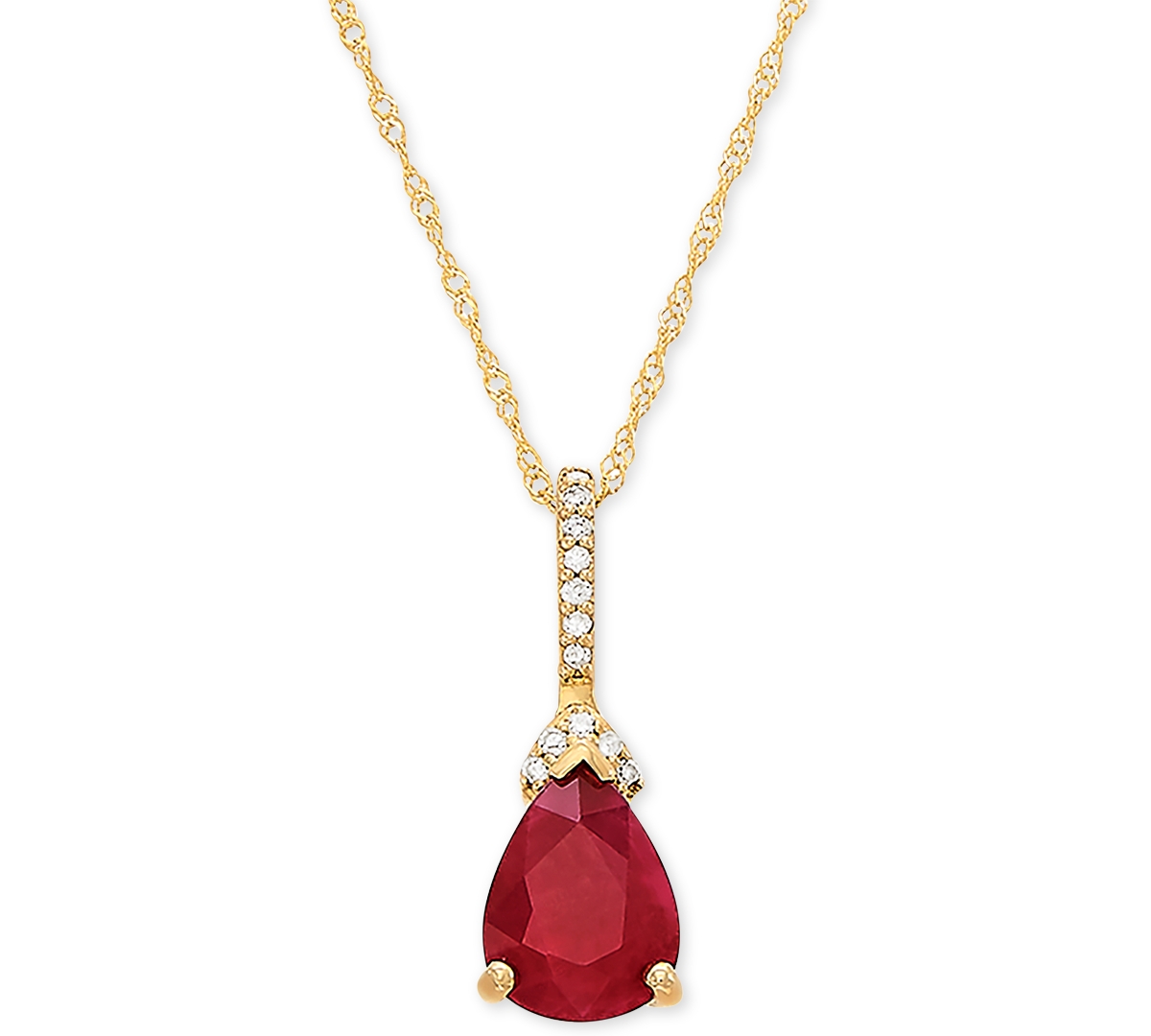 Click here for Ruby (1-1/3 ct. t.w.) & Diamond Accent 18 Pendant... prices