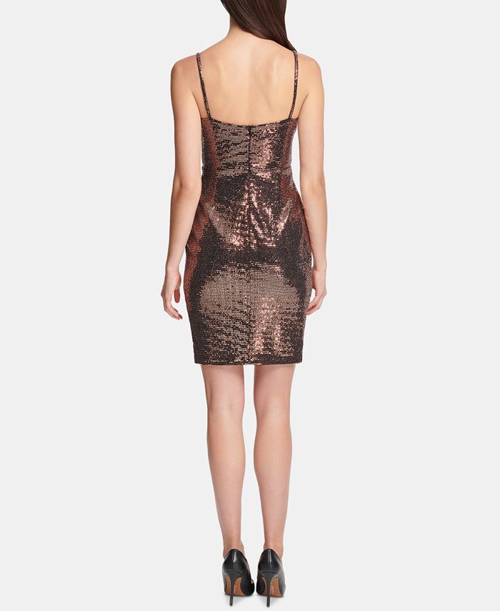GUESS Metallic Dress - Macy's