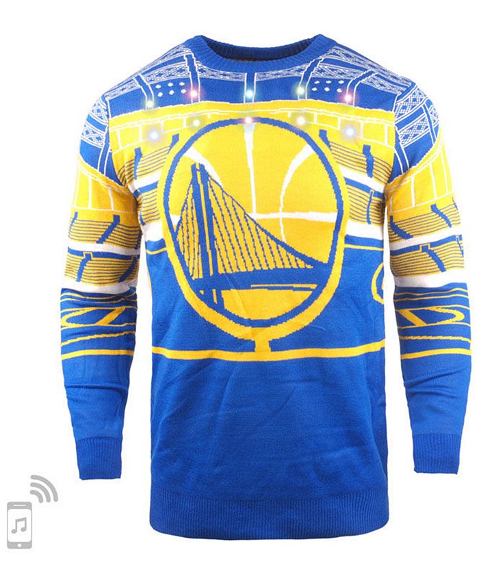 Forever Collectibles Men's Golden State Warriors Bluetooth Sweater - Macy's