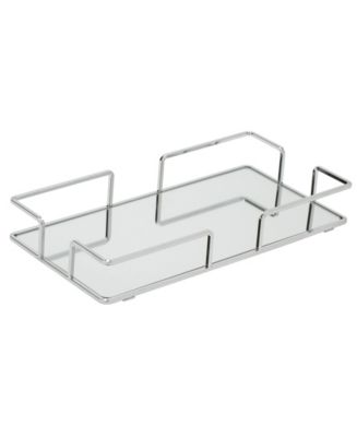 Home Details Modern Rectangular Design Mirror Vanity Tray - Macy's