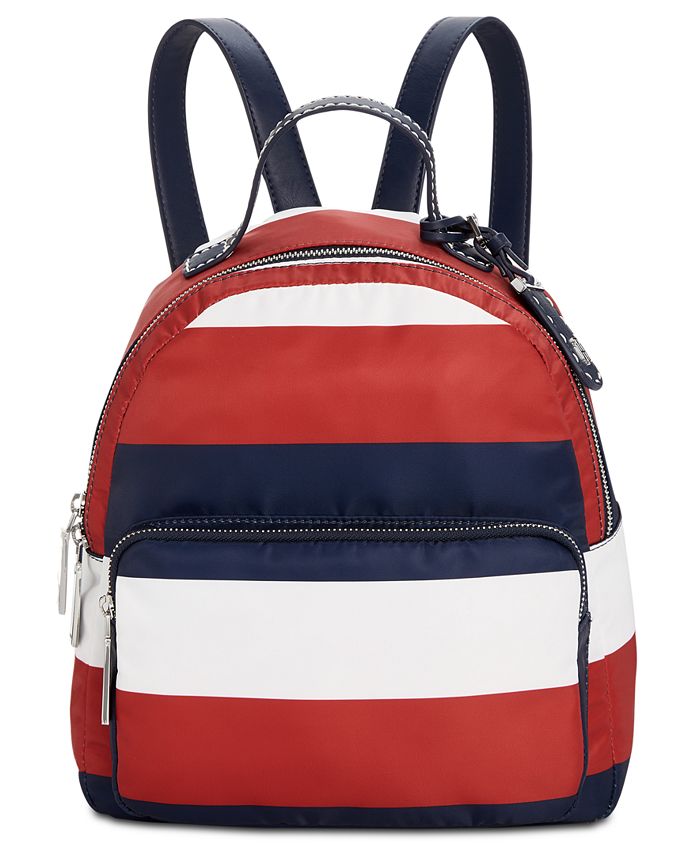Tommy Hilfiger Julia Rugby Stripe Backpack - Macy's