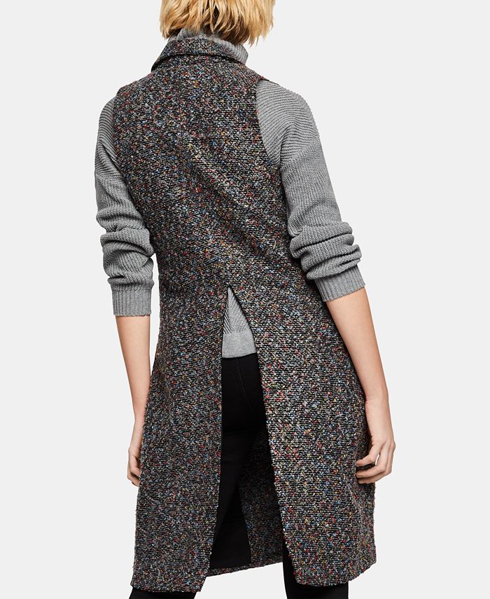 BCBGeneration Tweed Vest - Macy's