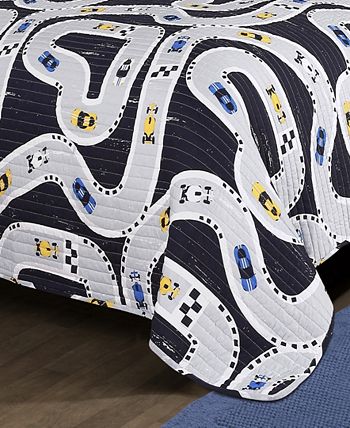Lush Décor Car Tracks 2-Pc Set Twin Quilt Set - Macy's