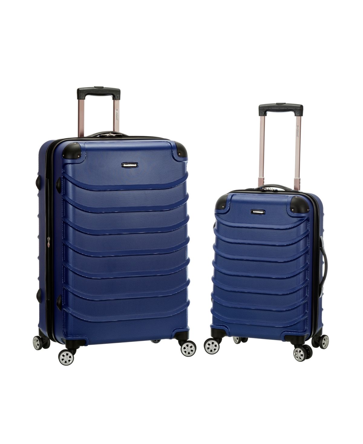 Click here for Rockland 2-Pc. Hardside Luggage Set - Blue with Bl... prices