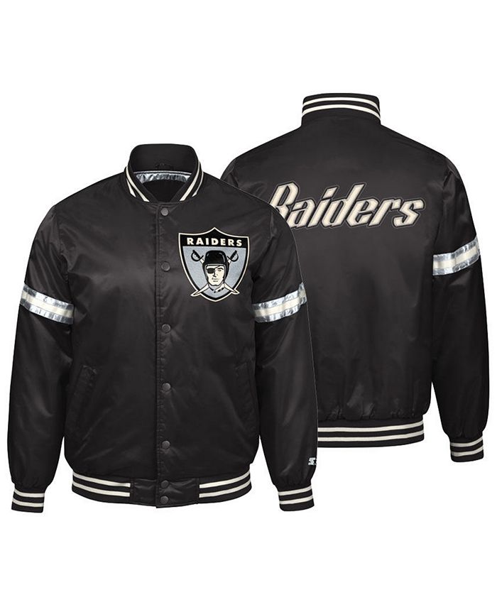 Starter Men's Oakland Raiders Legacy Varsity Jacket - Macy's