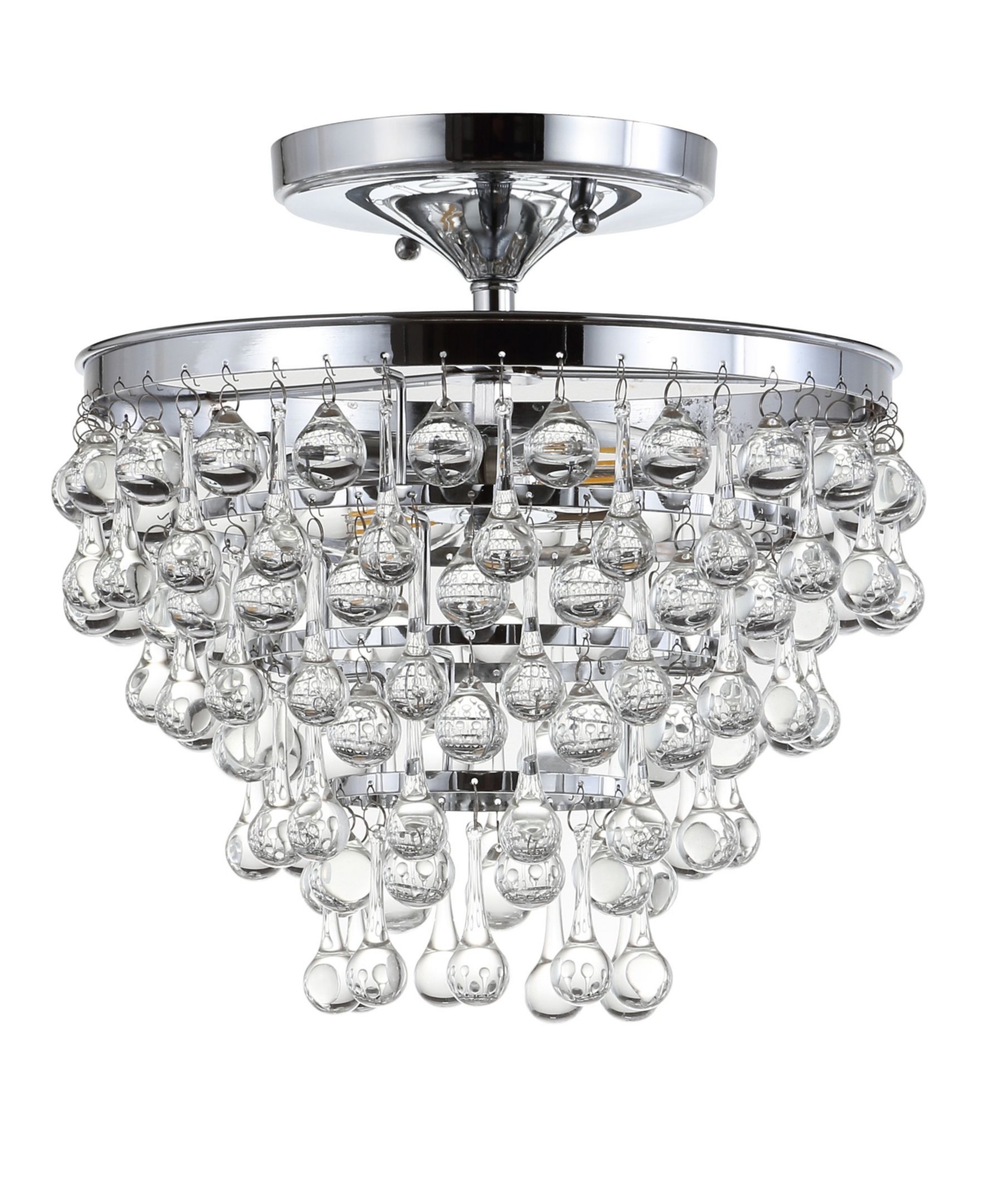 Click here for Jonathan Y Toronto Metal or Crystal Led Flush Moun... prices